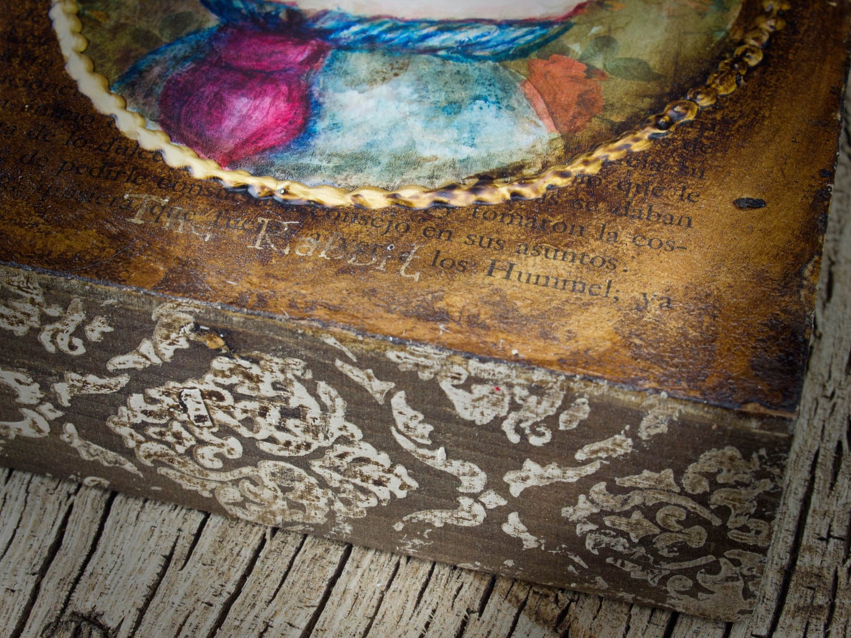 The white rabbit original mixed media pop surreal painting by Danita ...