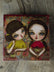 Making friends is hard original mixed media collage painting by Danita ...
